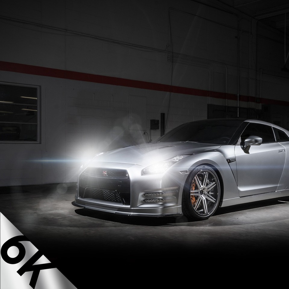 H7 8000K Ice Blue 8000LM CREE LED Headlight Bulbs Kit High Low Beam Fog ...