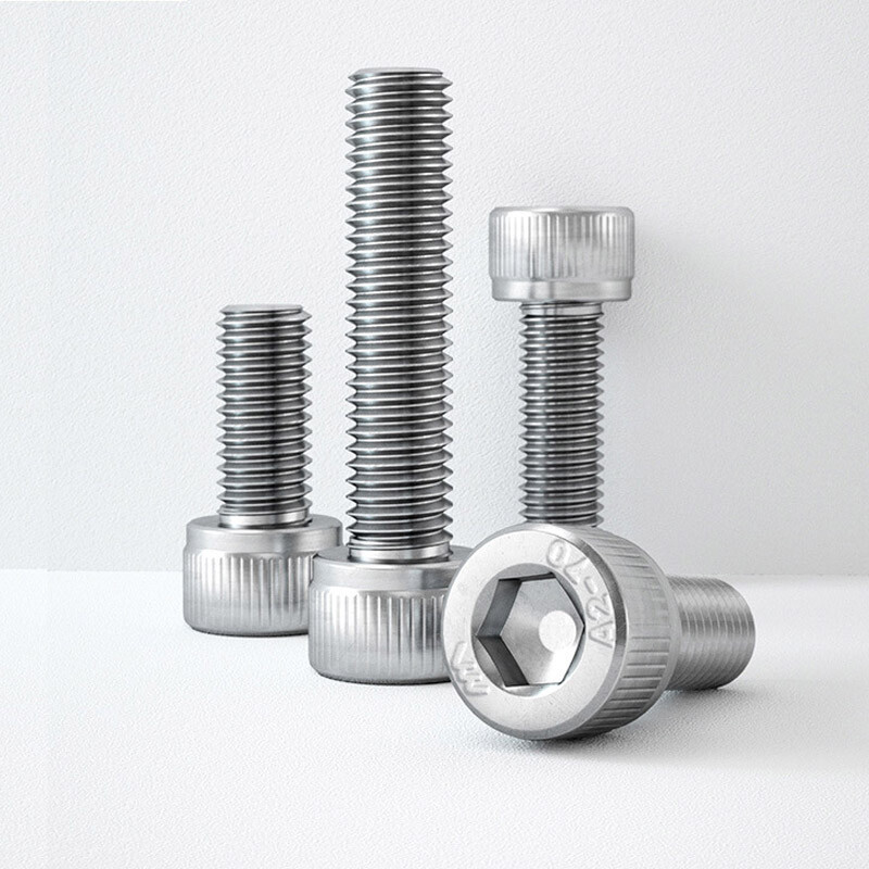 M6 Hex Socket Cap Head Screws Bolts 304 Stainless Steel Siliver DIN912 ...