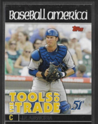 J.P. ARENCIBIA 2010 Topps Tools of the Trade Rookie Insert #TT23. Vegas ...