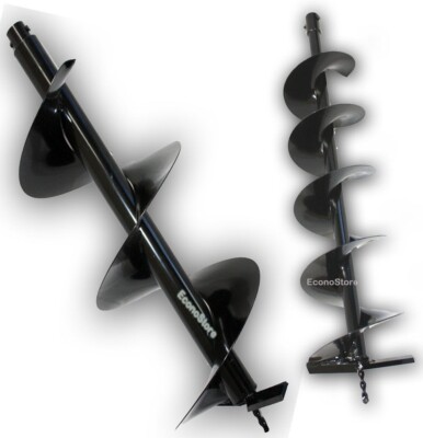 10"(250) and 6"(150mm) Earth Post Hole Auger Bits | eBay