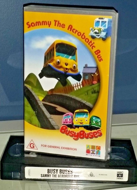 Busy Buses Sammy The Acrobatic Bus ABC for Kids Vhs/pal Video for sale ...