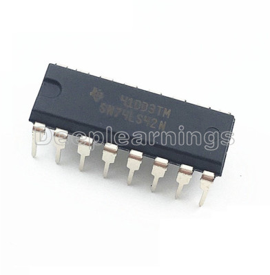 2 PCS SN74LS42N 74LS42 TI IC 4-LINE BCD/DEC DECOD 16-DIP | eBay