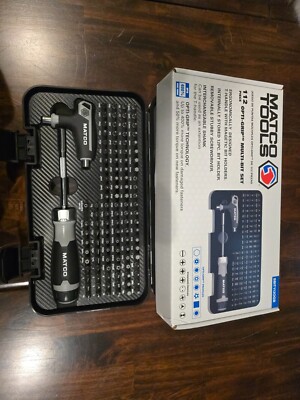 Matco Tools 112 Piece OPTI-GRIP Hex Star Slotted Phillips Bit Set ...
