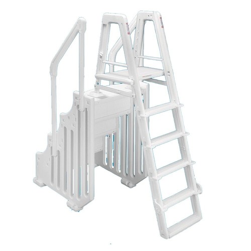 Ocean Blue 38" Mighty Step & Ladder Set Above Ground Swimming Pool ...