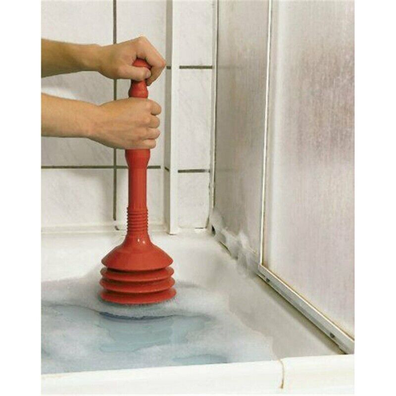 Clog Rubber Buster Powerful Remover Drain Plunger Sink Unblocker Sucker ...