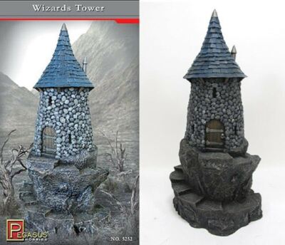 Wizard Tower 28mm Scale 12" Tall Pre-Painted Gaming Building 221PG03 | eBay