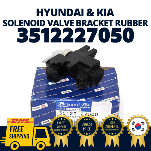 GENUINE OEM Hyundai Kia Solenoid Valve Bracket Rubber 3512227050 | eBay