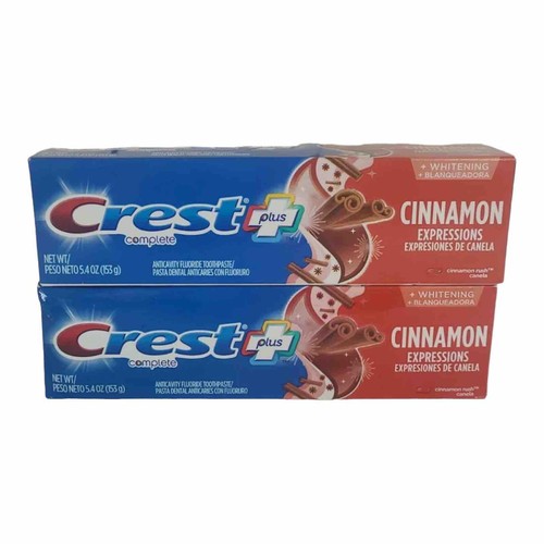 Crest Cinnamon Toothpaste X 2 Plus Complete Whitening Expressions ...