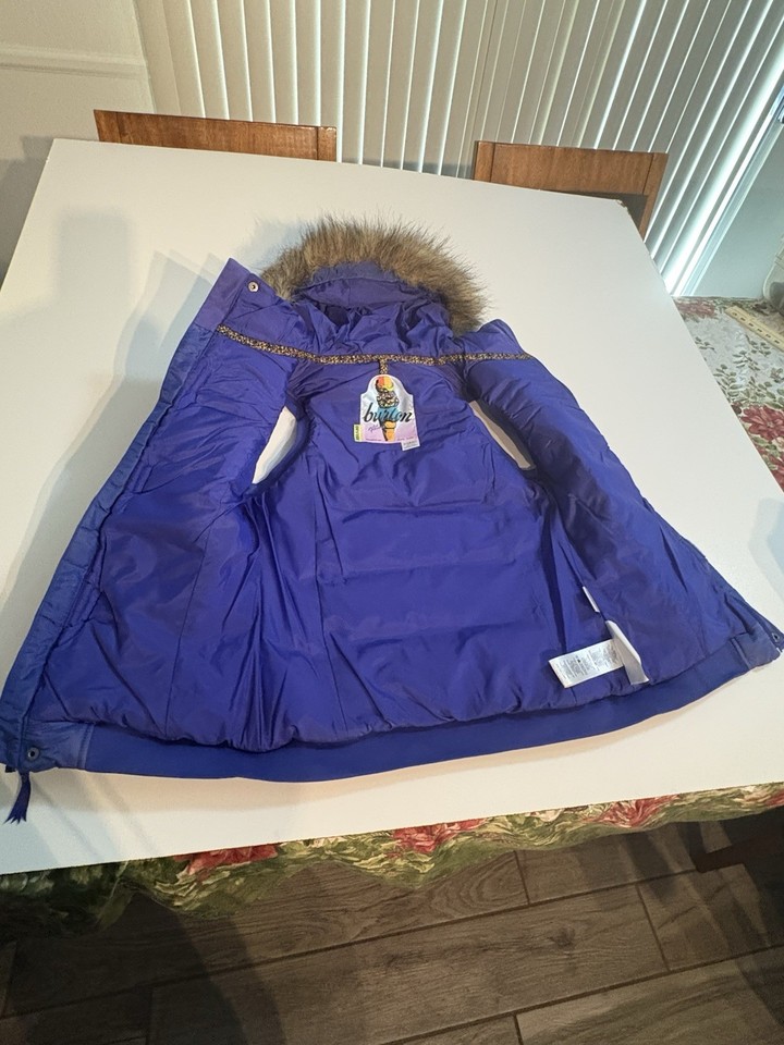 Burton Ski Snow Vest Insulated Jacket Coat Women’s XSmall XS Fur Lined ...