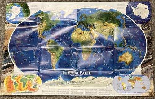 Lot of 5 National Geographic Millennium In Maps- Cultures, Population ...