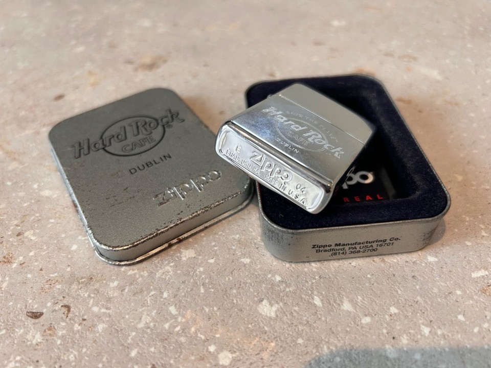 RARE Hard Rock Cafe, Dublin, Zippo (sealed & never used) | eBay UK
