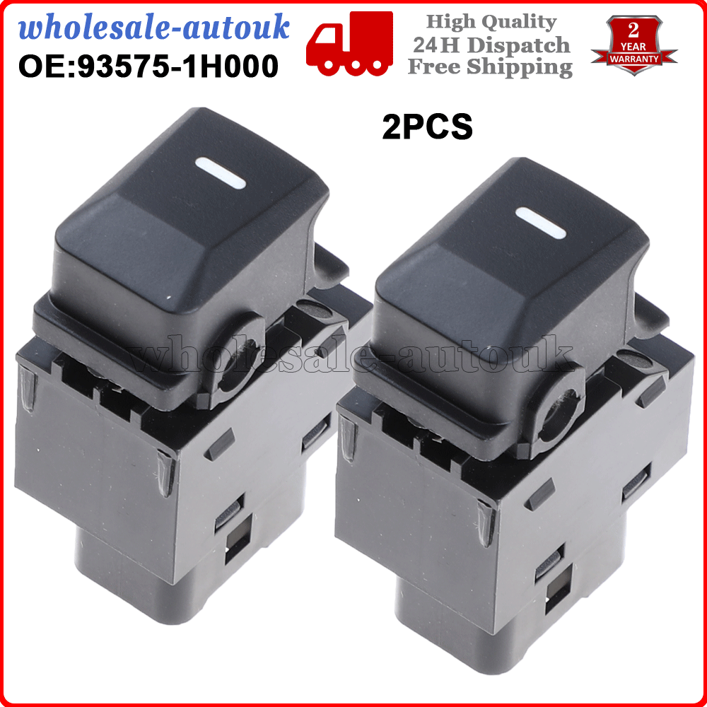 2PCS Switch Button Power Window Button for Kia Sportage Venga Hyundai ...