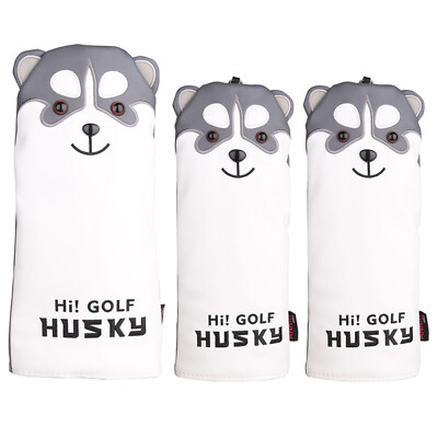 3pcs/set Husky Shaped Golf Driver Fairway Wood Head Covers 1 3 5 Wood ...