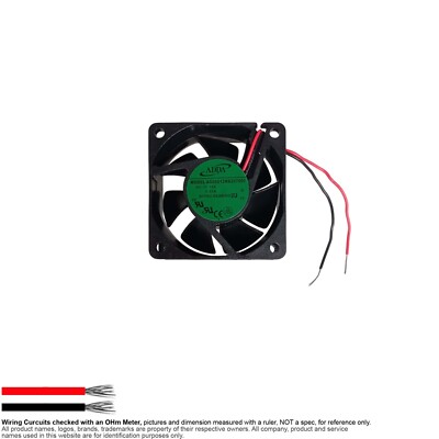 Fan Muffin Cooling DC 12V DC12V 12VDC 60mm 60x60x25 ADDA ...