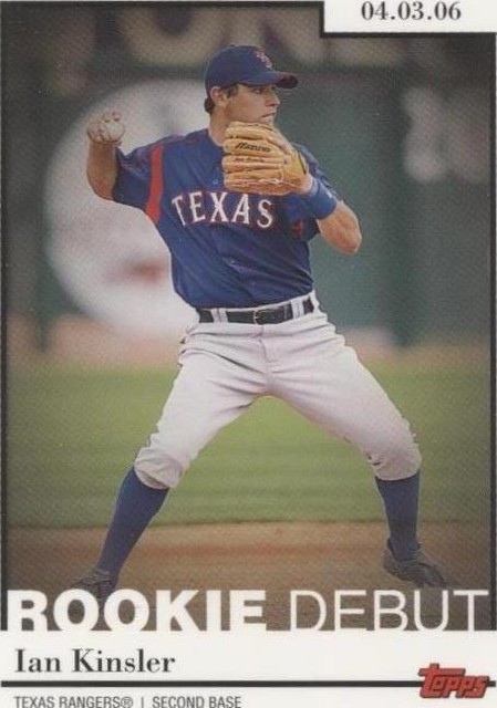 2006 Topps Updates & Highlights - Rookie Debut #RD-2 Ian Kinsler for ...