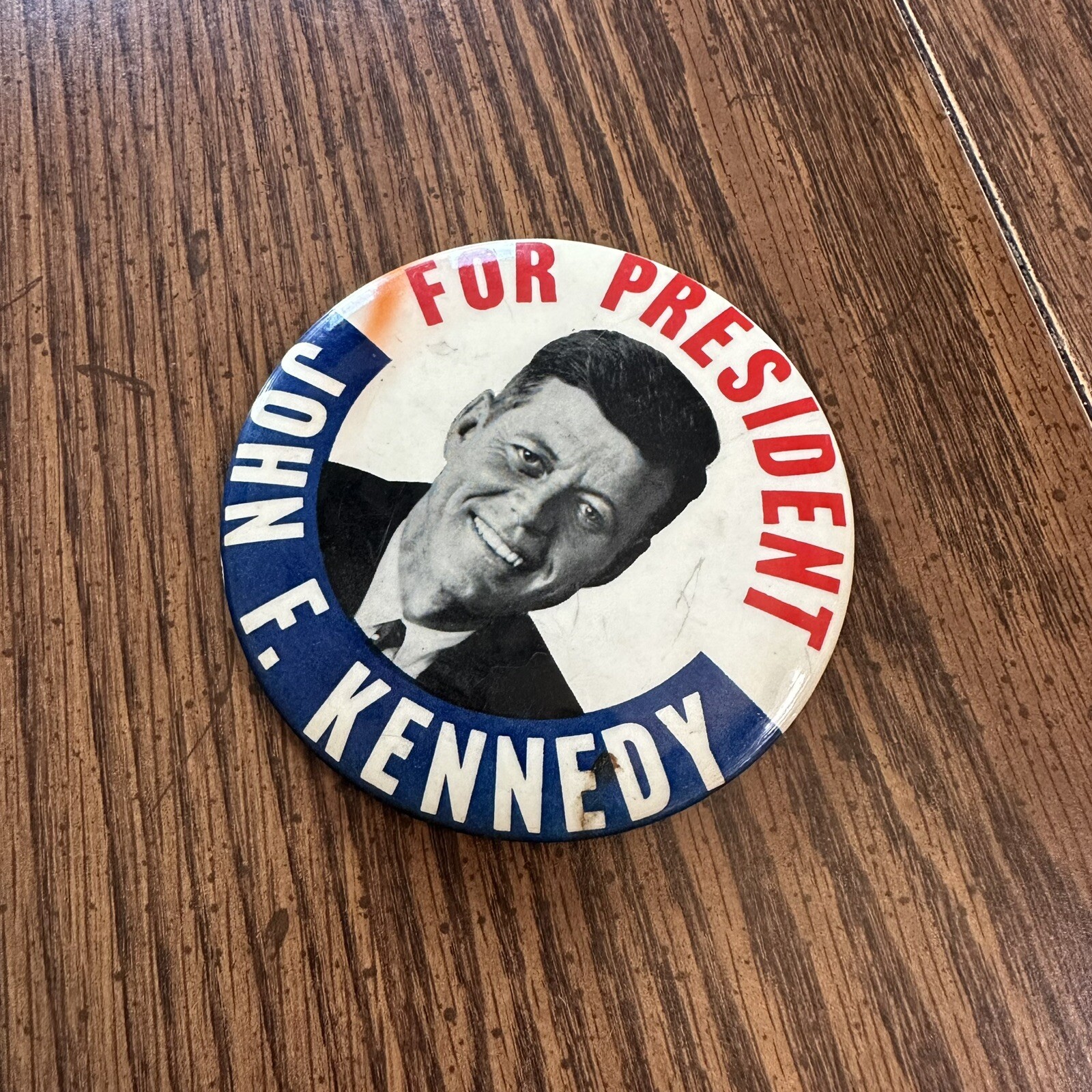 Vintage JFK John F. Kennedy for president pin 3.5 inches | eBay