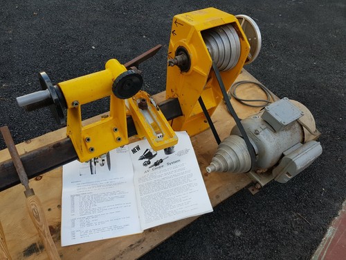 Woodturning Lathe TEKNATOOL TL 1000/8s 8 speed with tools | eBay Australia