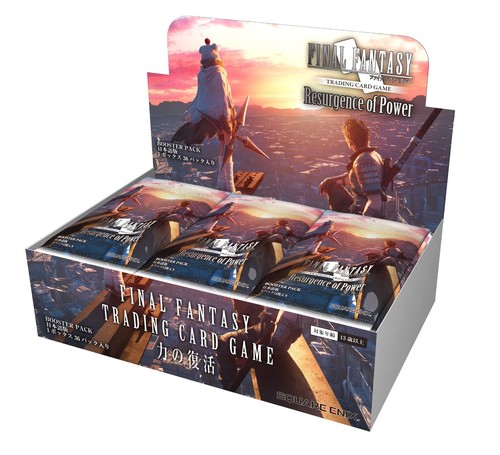 FFTCG FF Card Opus 18 Booster Pack Resurgence of Power Box Japanese ver ...