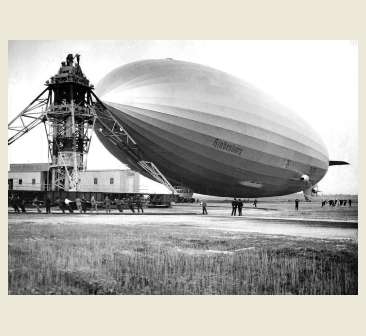 1936 Hindenburg Blimp Lakehurst PHOTO New Jersey, Airship Zeppelin | eBay