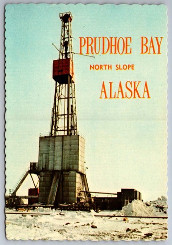 Postcard Prudhoe Bay North Slope Alaska Oil Rig E 24 | eBay