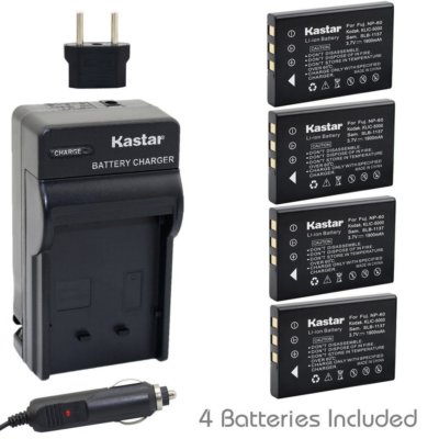FNP60 Battery or Regular Charger for HP Photosmart R507, R607,R967 ...