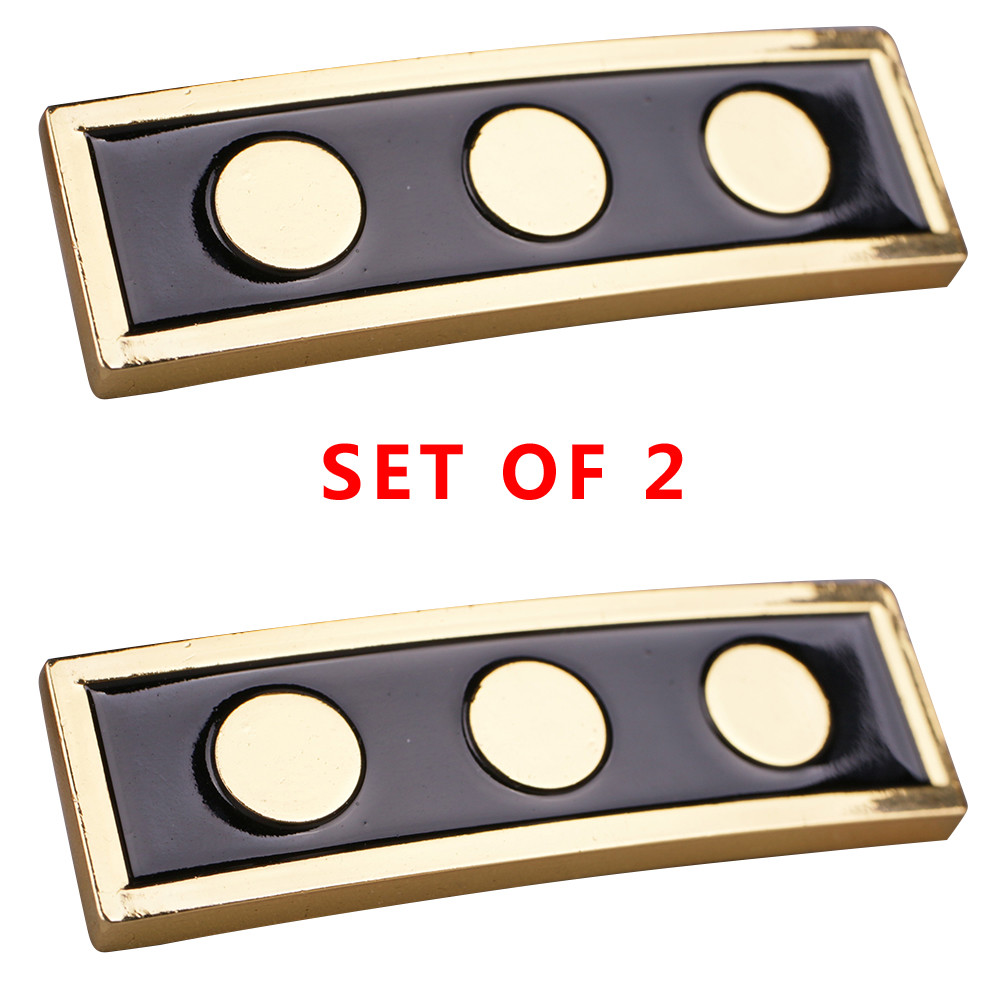 The Next Generation Three Star Admiral Rank Pips Set of 2 TNG Brooches ...
