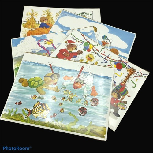 Lot Of 5 Vintage Suzys Zoo Prints Spafford Duckport Easter Christmas ...