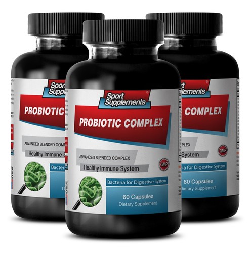 Bacterial Balance - PROBIOTIC COMPLEX - Health Boost 3 Bottles 180 ...
