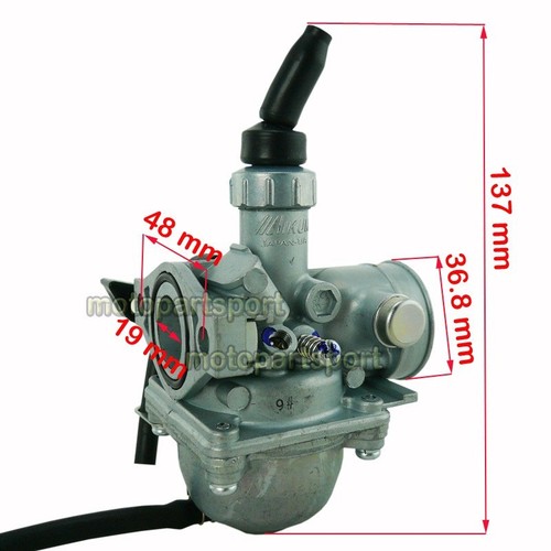 19mm Mikuni VM16 Carburetor for 50cc 70cc 90 110cc Pit Dirt Bike ATV Go ...