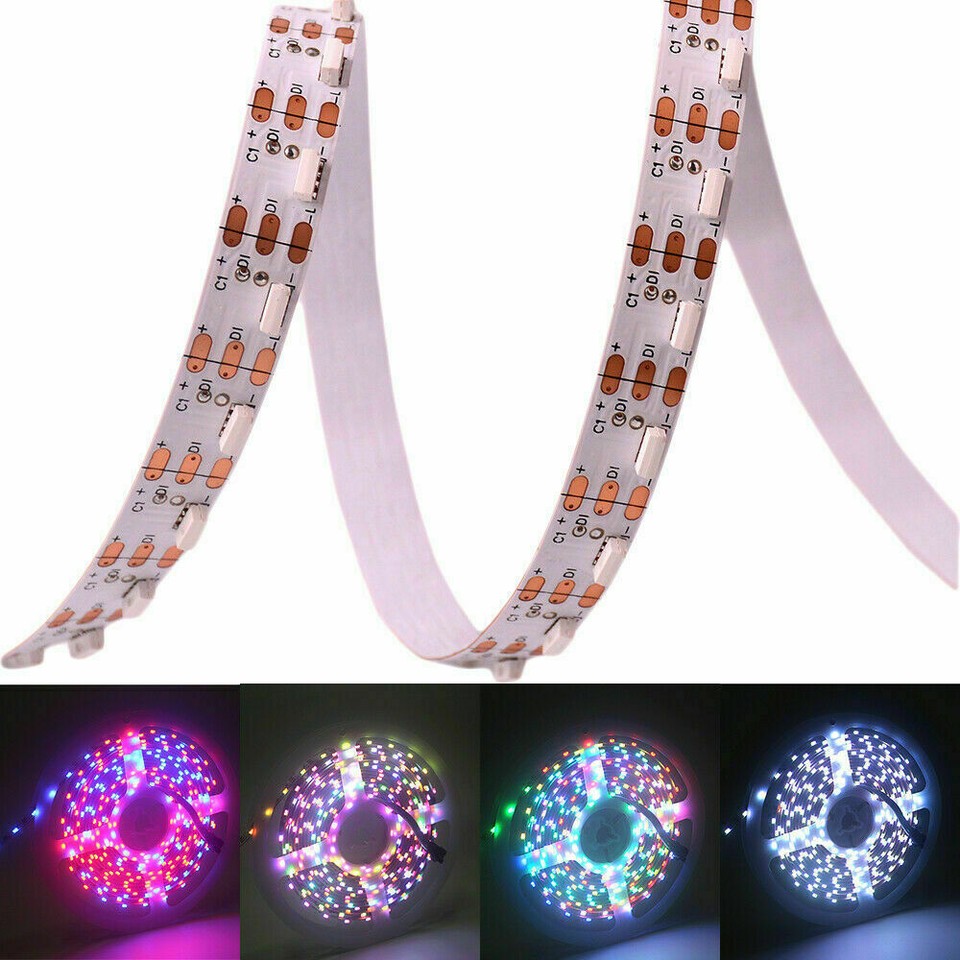 SK6812 RGBIC 4020 LED Side Emitting Thin LED Strip Light 60/72/120leds ...