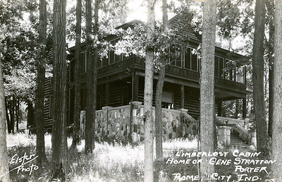 Vintage Postcard RPPC ROME CITY INDIANA LIMBERLOST CABIN Gene Stratton ...