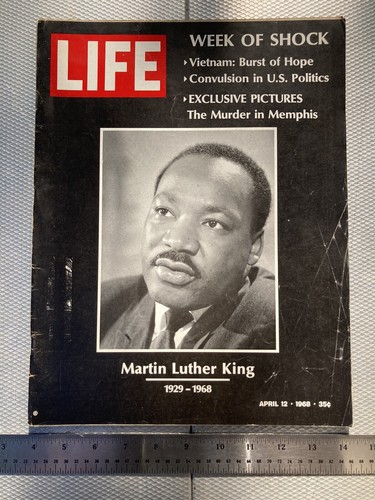 Assassination of Martin Luther King Jr. MLK April 12 1968 Life Magazine ...