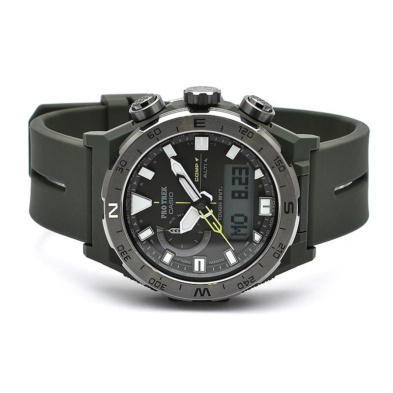 CASIO PRO TREK PRW-6800Y-3JF Climber Line Compass Radio Wave Solar ...