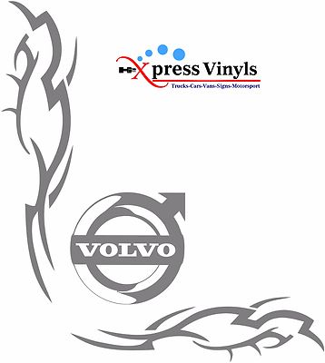 Volvo truck window decals x 2. volvo vinyl stickers graphics FH FMX FM ...
