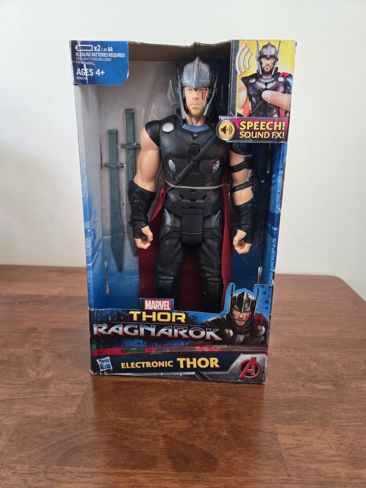 NEW Marvel Thor Ragnarok Electronic Thor Hasbro Figure Speech Sound FX! | eBay