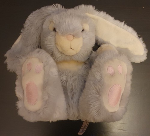Keel Toys Grey Bunny Rabbit Patchfoot Plush Soft Toy 12” | eBay