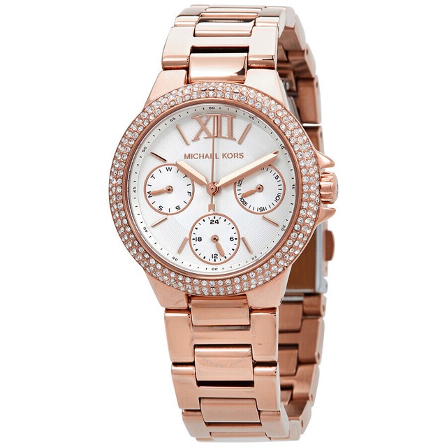 Michael Kors Camille Diamond Accents Quartz MK6845 Women's Watch for ...