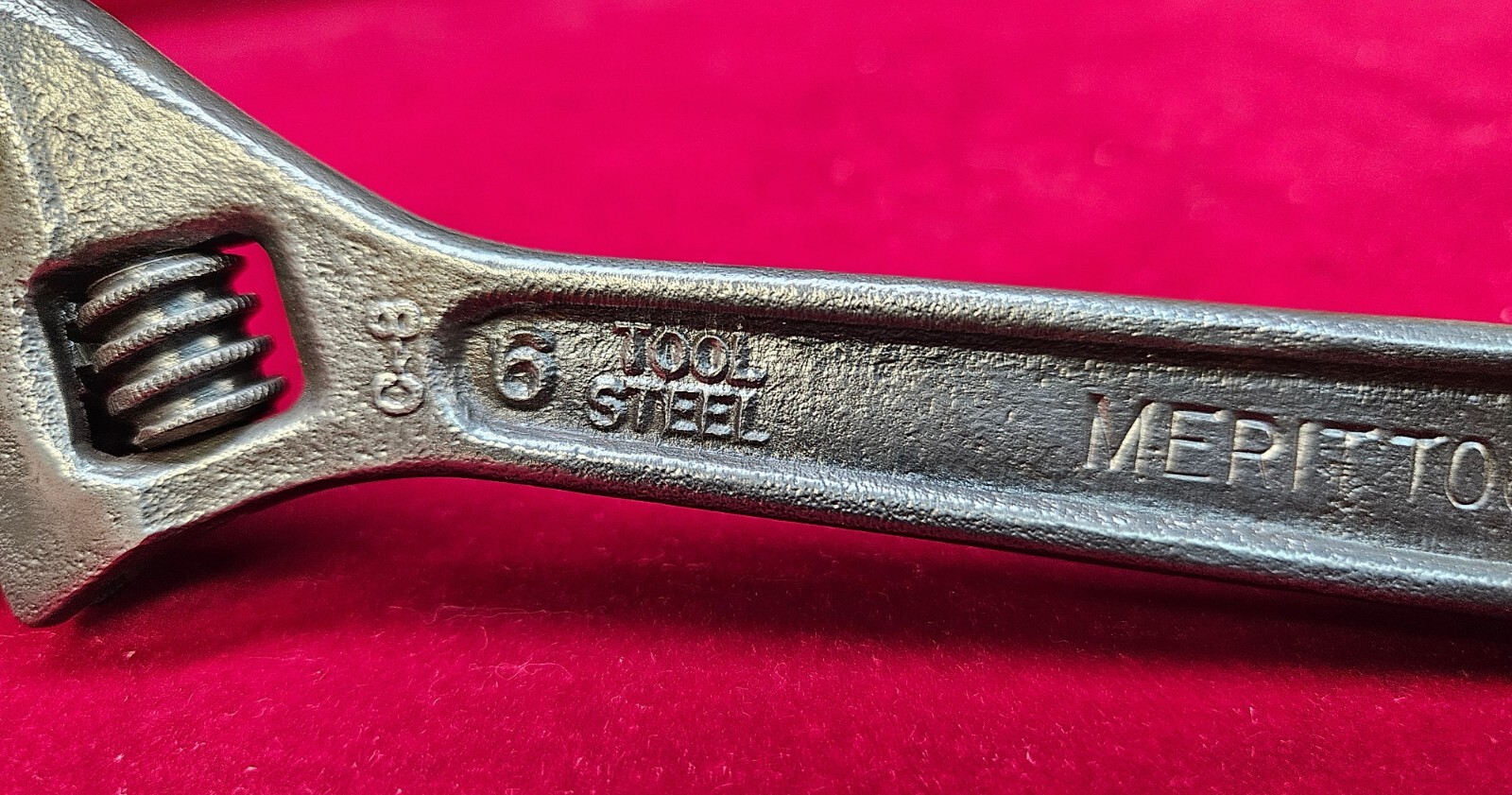 RARE! 6 Inch Merit Tool Adjustable Wrench. (Early Craftsman Maker) | eBay