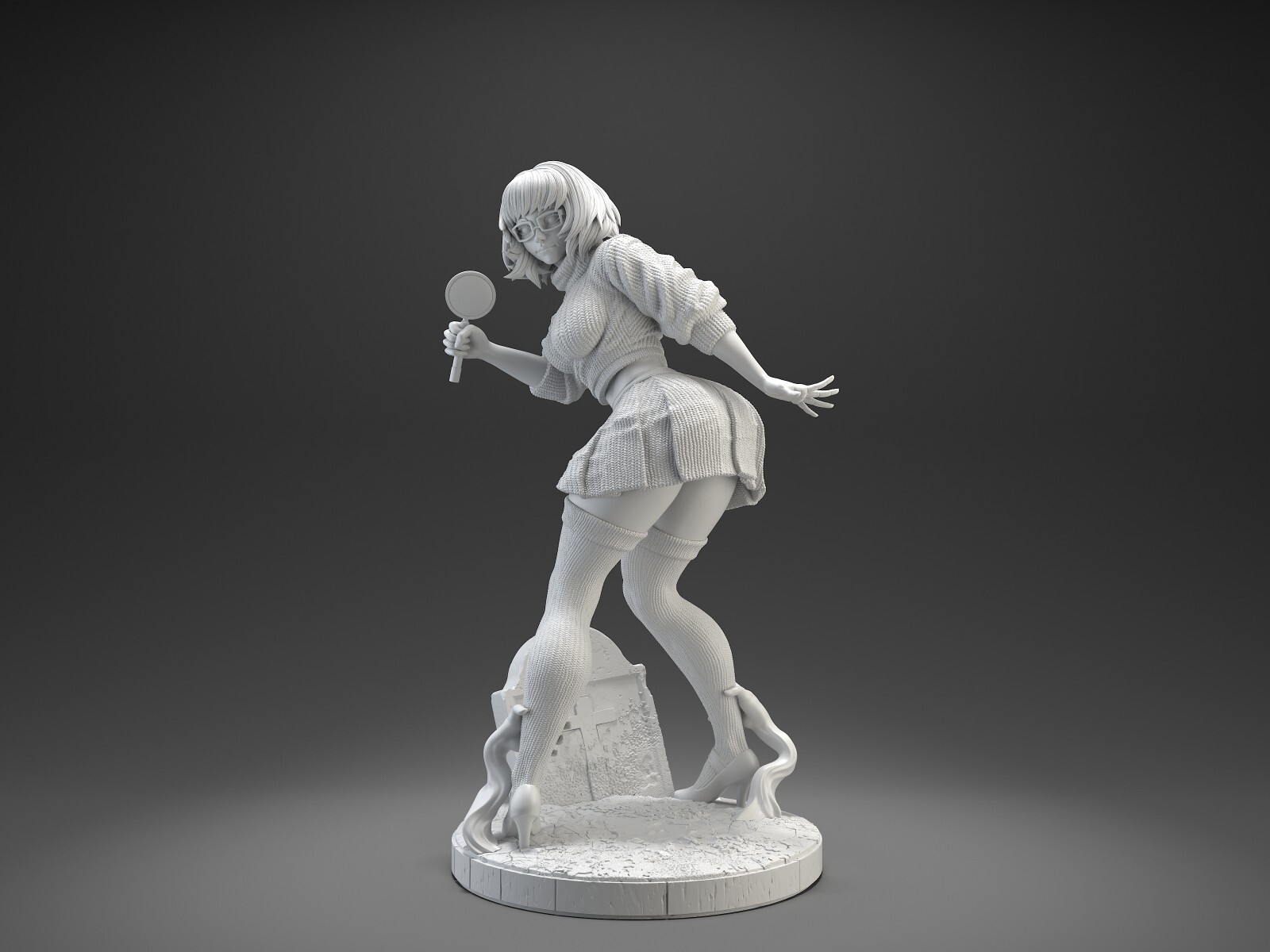 Velma X Dinkley 3D printed Model Kit Figure Unpainted Unassembled Resin GK NSFW | eBay