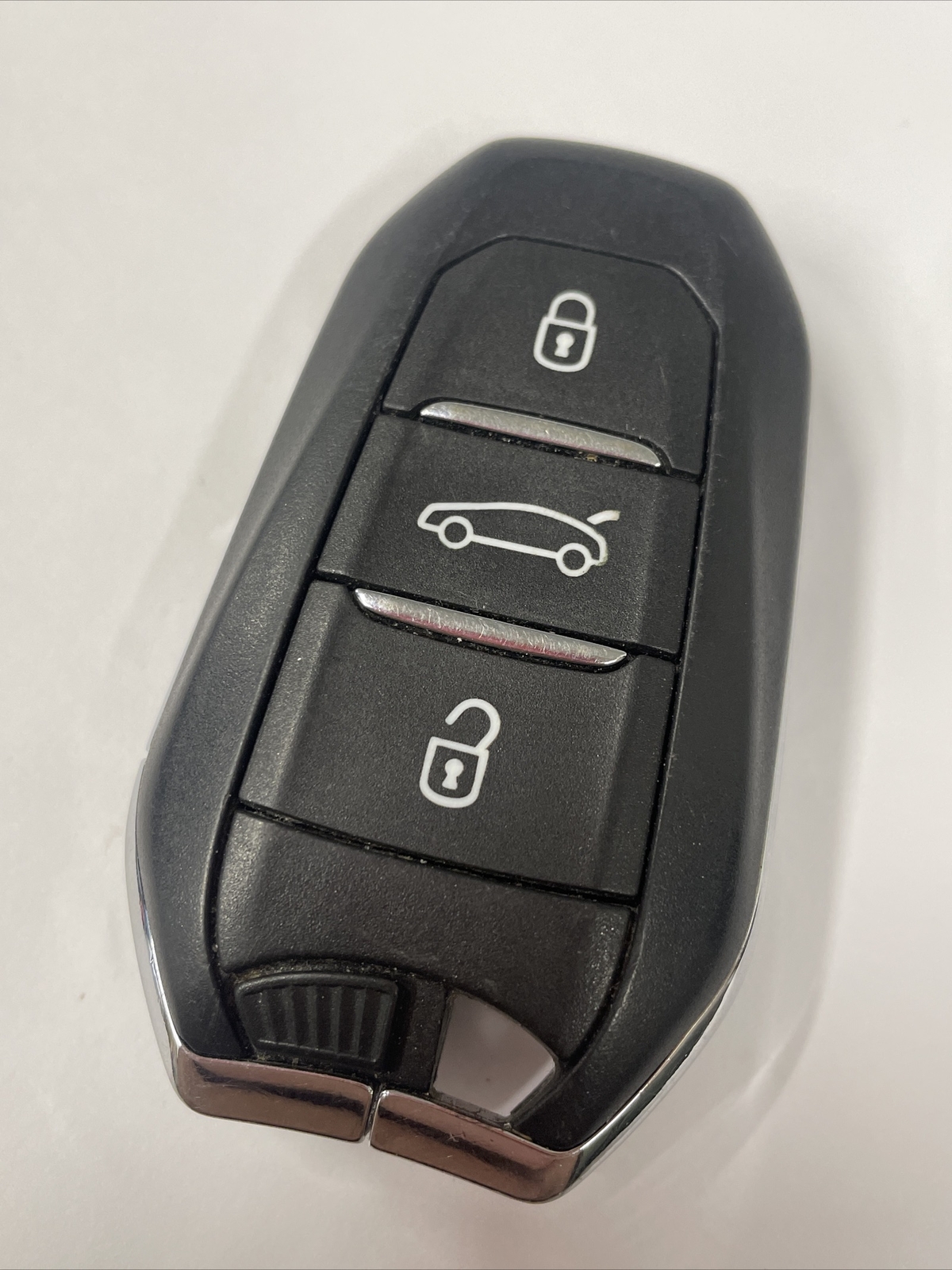 Genuine Peugeot 3 Button Remote Smart Key Fob 308 508 Etc Tested VALEO ...