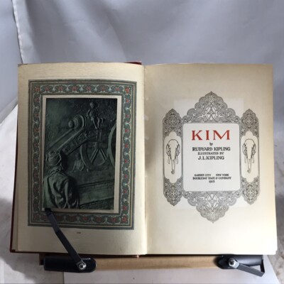 1912 Kim - Rudyard Kipling - J.L. Kipling Illustrations - Red Cloth | eBay