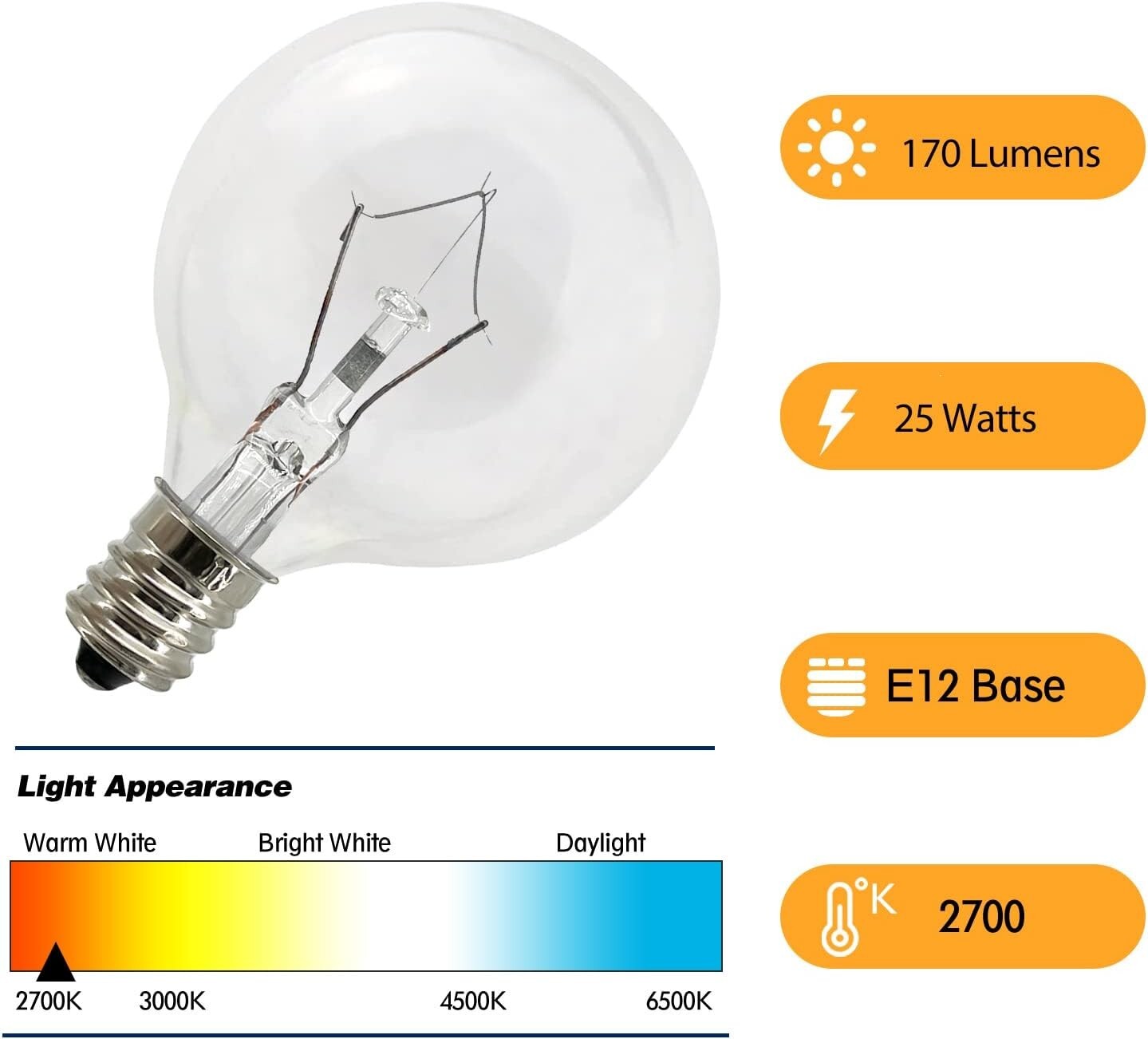 (6 Packs)Scentsy Light Bulbs for Warmer - 25 Watt Bulb for Full Size ...