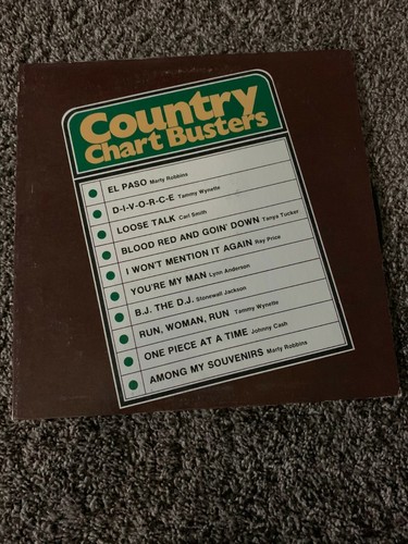 "Country Chart Busters" 1977 Country LP, Nice VG++!, Various Artists ...