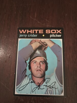 1971 Topps #113 Jerry Crider (VG) | eBay