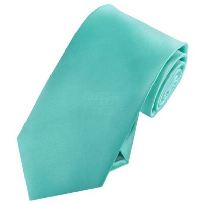 Sea Mist Turquoise Tie | Men's Necktie | Mens Tie | Aqua Ties Australia ...