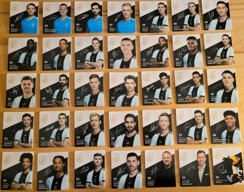 REWE DFB WM 2022 - alle 35 Karten komplettes Set - Neu | eBay