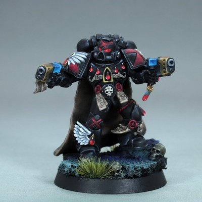 Painted Death Company Sergeant Blood Angels Veteran Miniature Warhammer ...