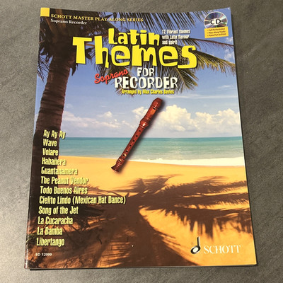 Latin Themes for Soprano Recorder by Max Charles Davies with CD ...