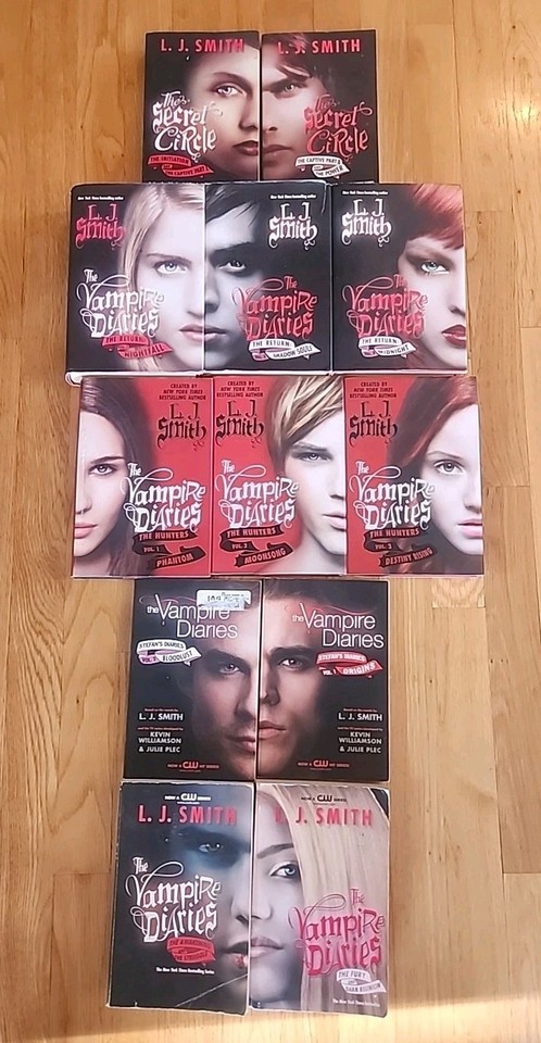 L J Smith Vampire Diaries Series & Secret Circle Lot 12 Books | eBay