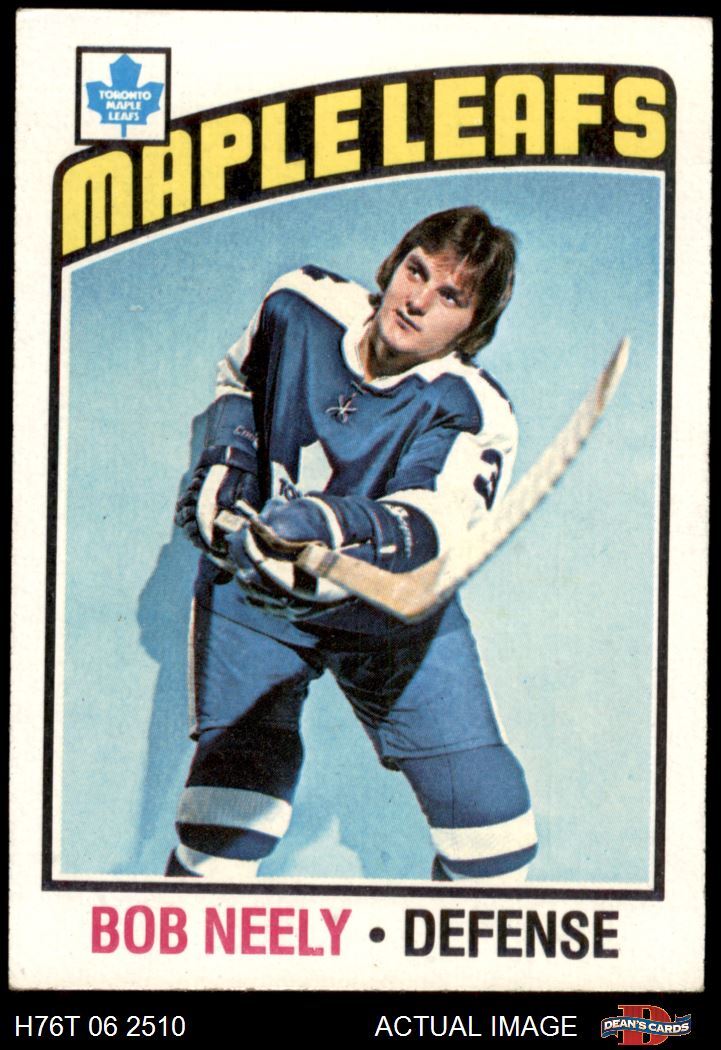 1976 Topps #194 Bob Neely Maple Leafs 4.5 - VG/EX+ | eBay